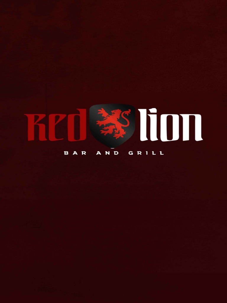 Red Lion Menu | PDF