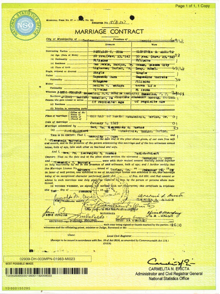 MARRIAGE-CONTRACT | PDF