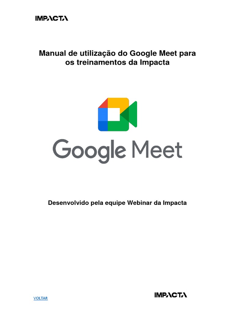 Guia Google Meet Impacta | PDF