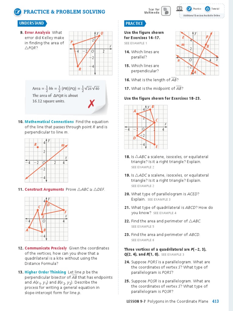 Practice Multimedia Tutorial | PDF | Area | Triangle