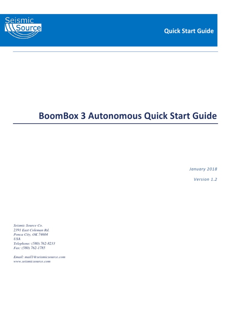 BB3 AutonomousQuickStart v1.2 | PDF | Ios | World Wide Web