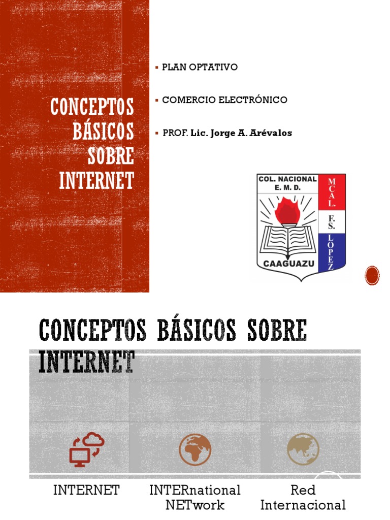 Conceptos Básicos de Internet | PDF | Red mundial | Internet y web