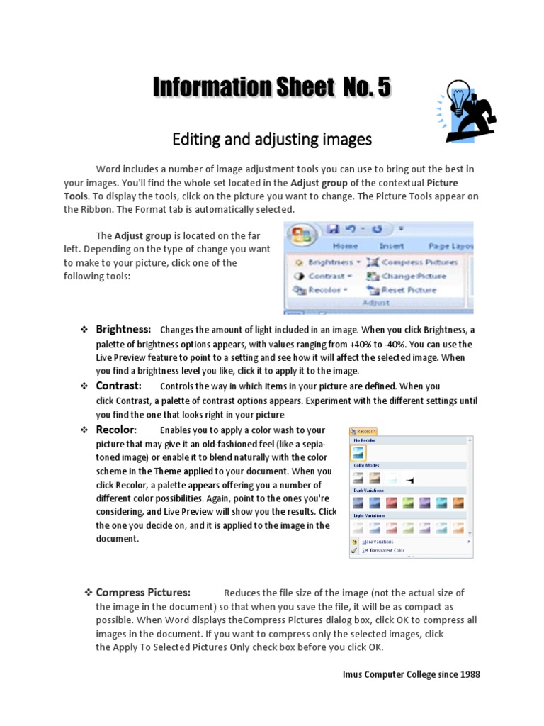 1st Meeting MIDTERM in ADVANCE WORD PROCESSING | PDF | Graphic Design ...