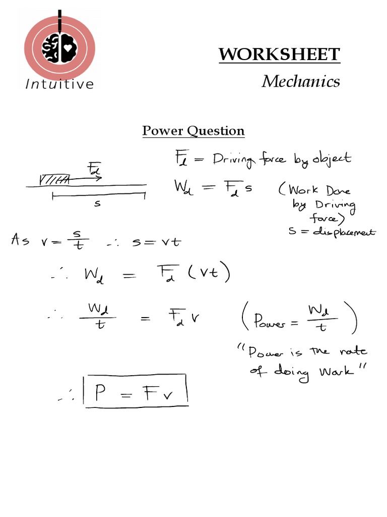 Power Question Worksheet PDF | PDF
