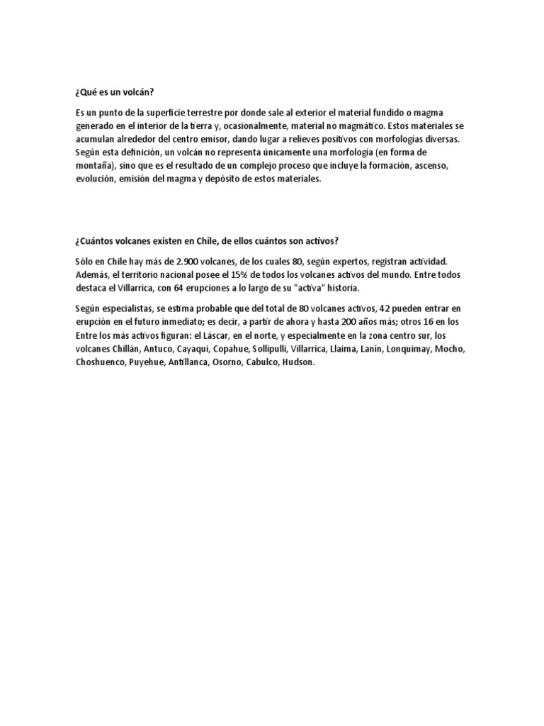 Tarea Sofia Volcan | PDF | Volcán | Tipos de erupciones volcánicas
