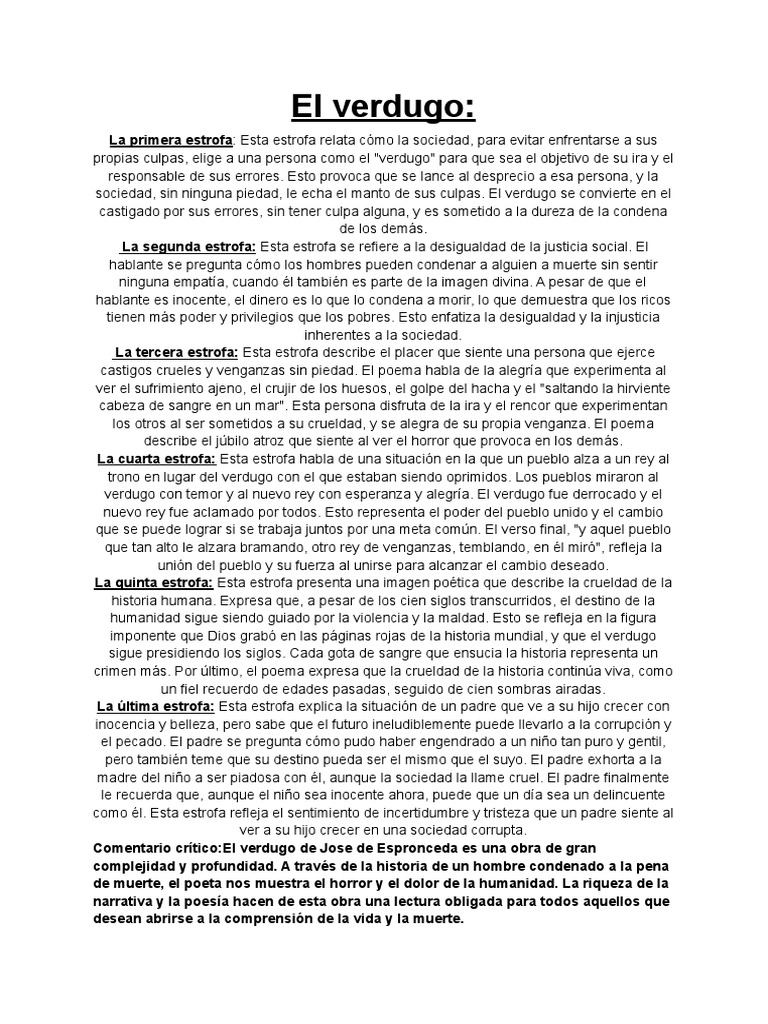 El Verdugo PDF | PDF