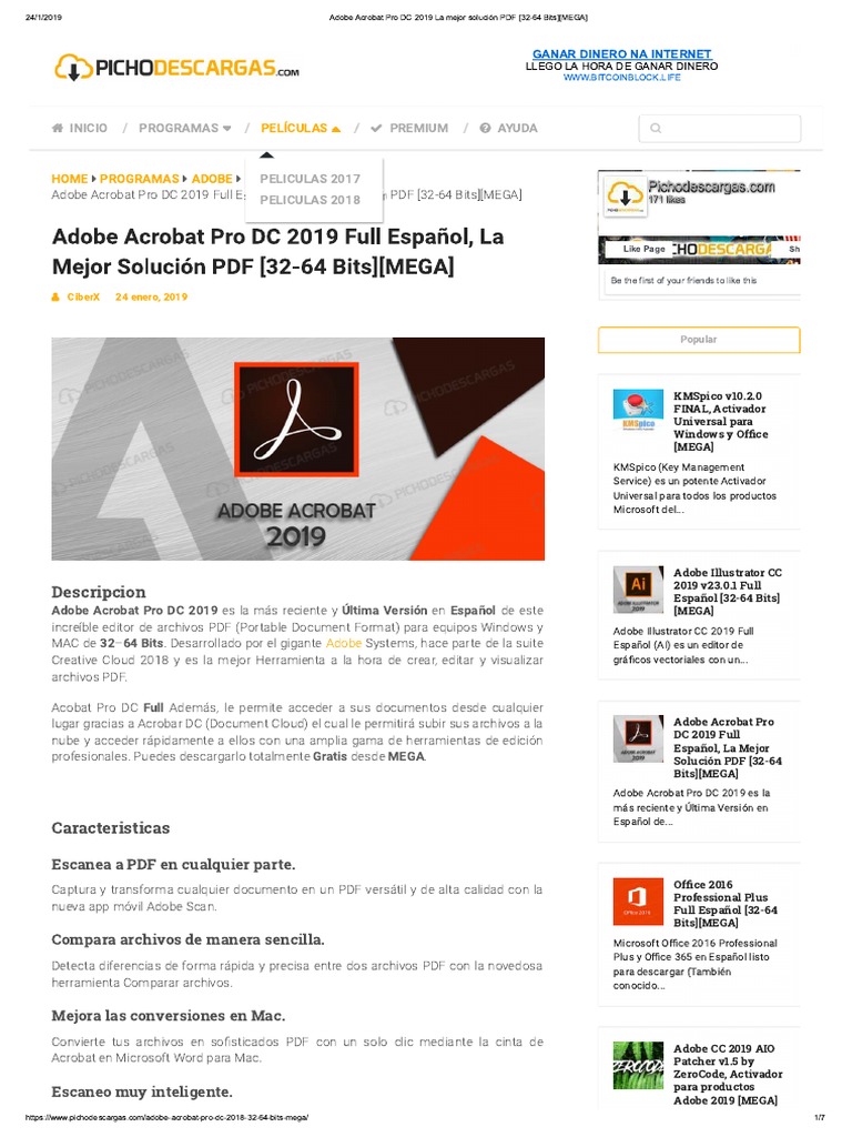 Adobe Acrobat Pro DC 2019 | PDF
