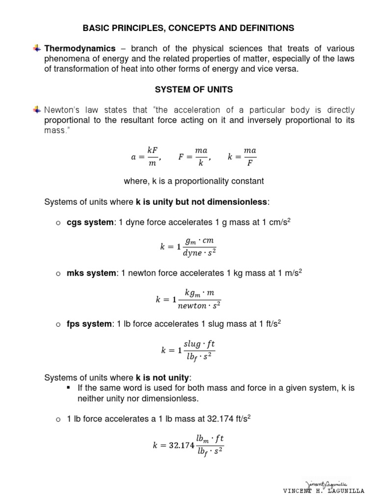 Basic Principles, Concepts and Definitions | PDF | Pressure Measurement | Pressure