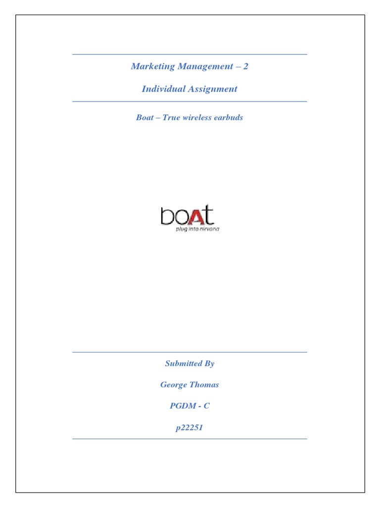 Marketing Individual Assignment p22251 | PDF | Business | Finance ...