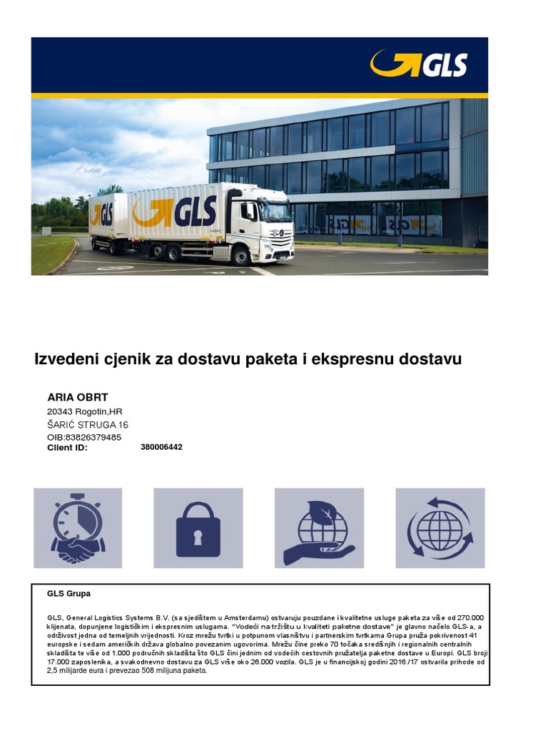 GLS Cjenik | PDF