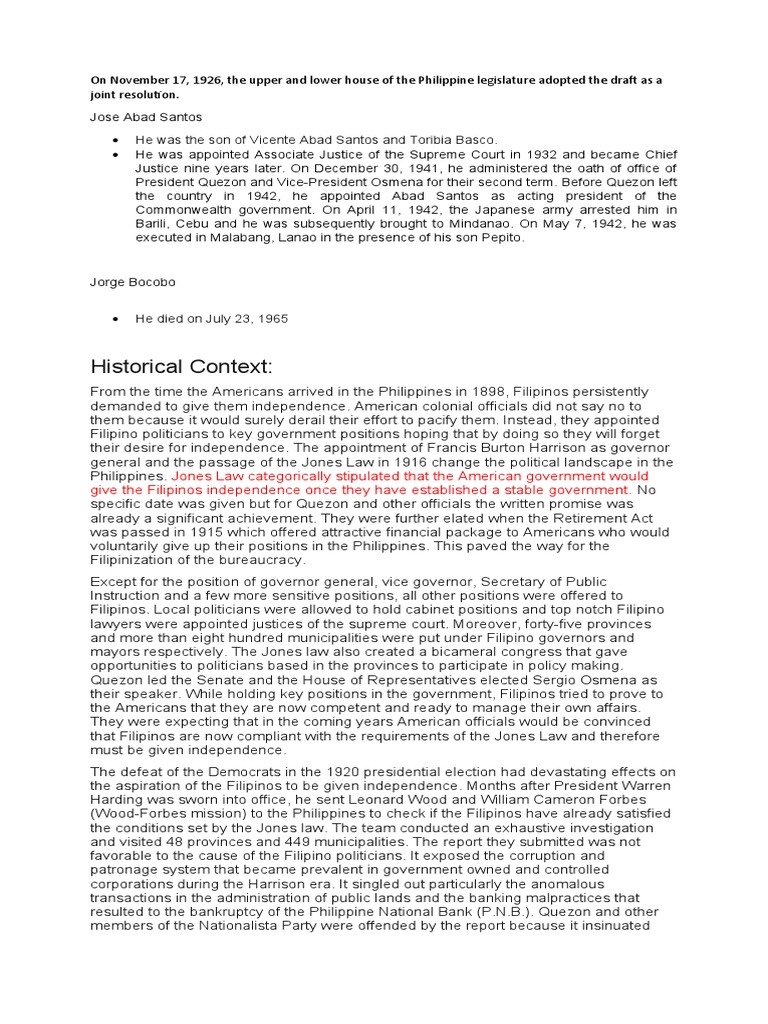 Historical Context:: He Was The Son of Vicente Abad Santos and Toribia ...
