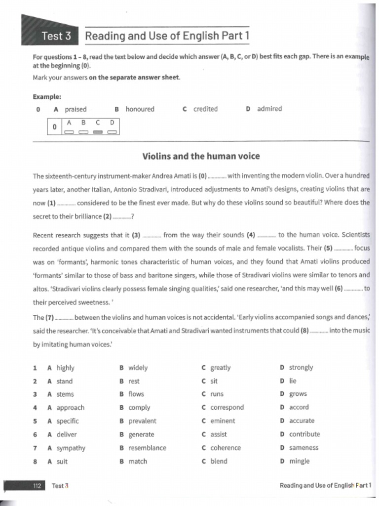 Advanced2 Reading and Use of English | PDF