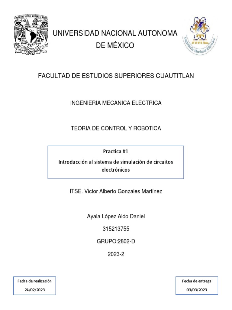 Reporte Practica 1 | PDF