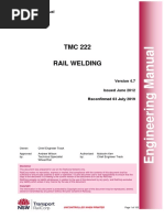 CCE-TMS-321 Track Maintenance Requirements and Tolerances v2.10 | PDF | Rail Transport | Transport