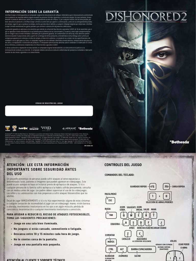 Manuals Dishonored2 PC Es | PDF | Factura