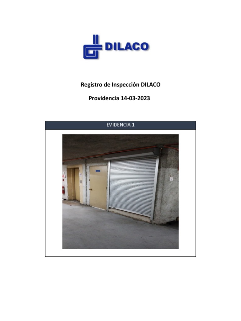Inspección de Seguridad DILACO 2023 | PDF | Tecnología