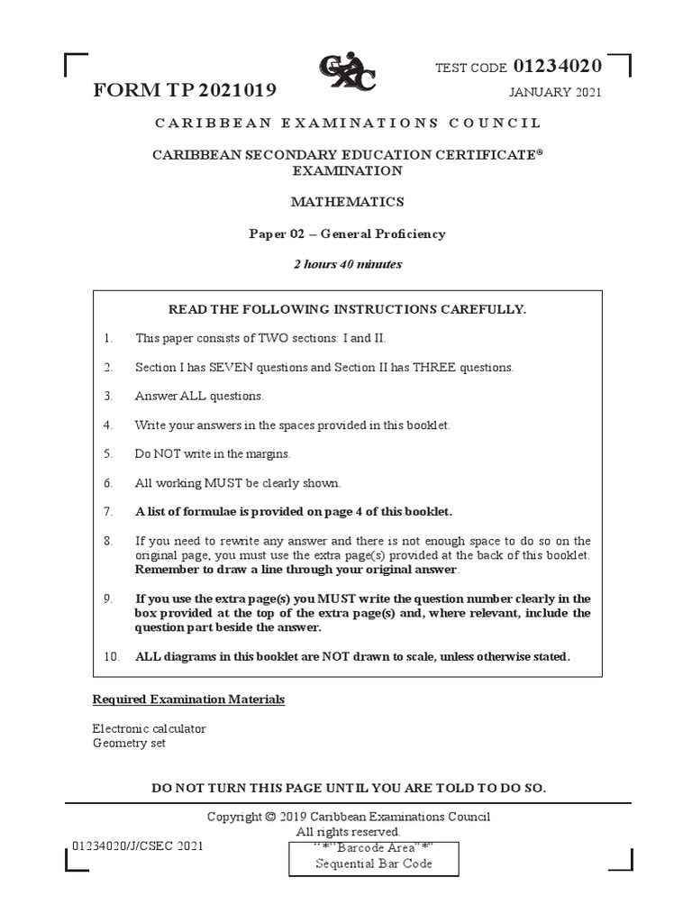 July 2021 Q1-2 (Past Paper) PDF | PDF | Area | Circle