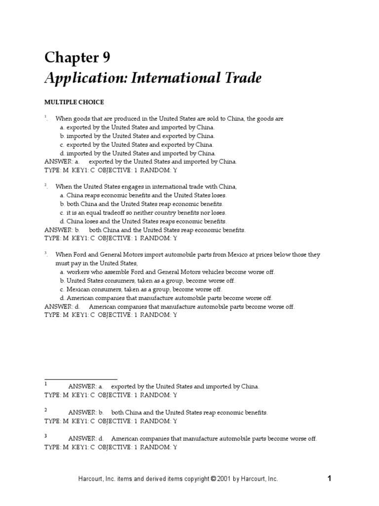 Chap 09 | PDF | Economic Surplus | Exports