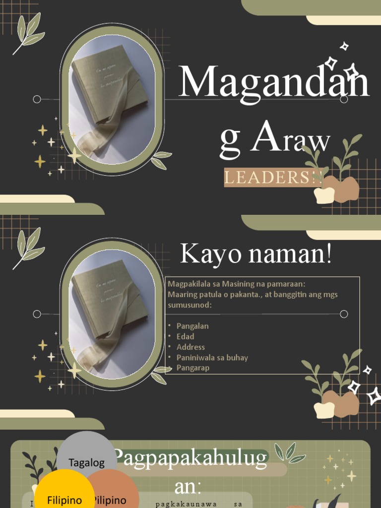 Aralin 1 Sa Fil 121 | PDF