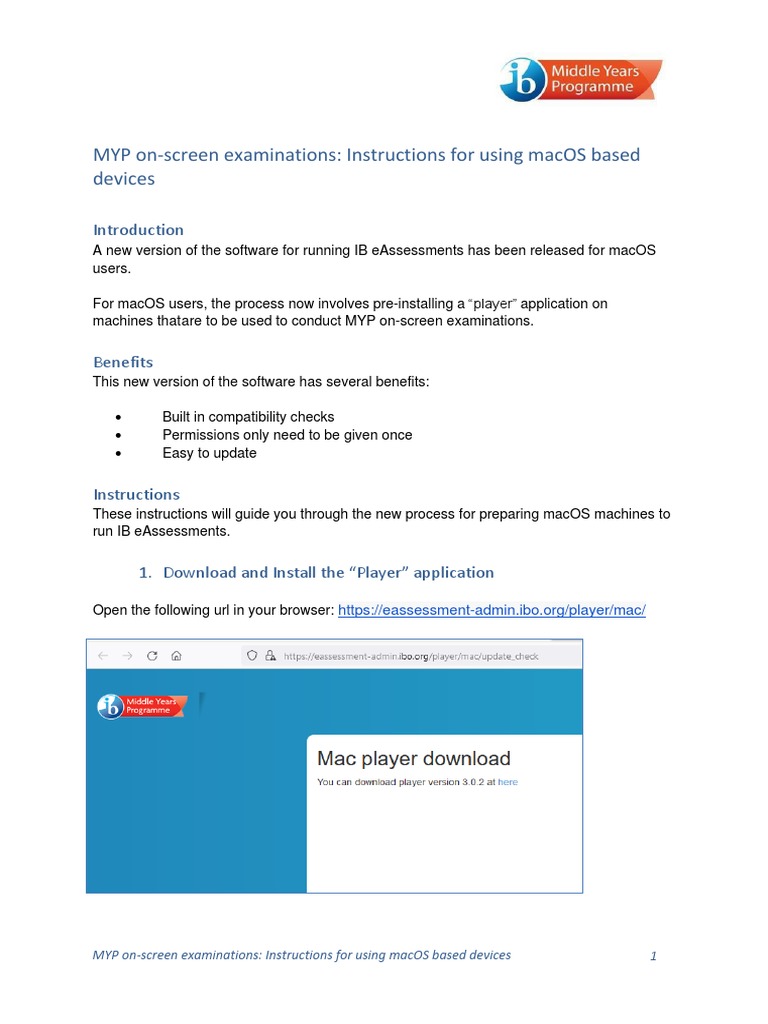 Eassessment Player Instructions - Mac | PDF | Installation (Computer ...
