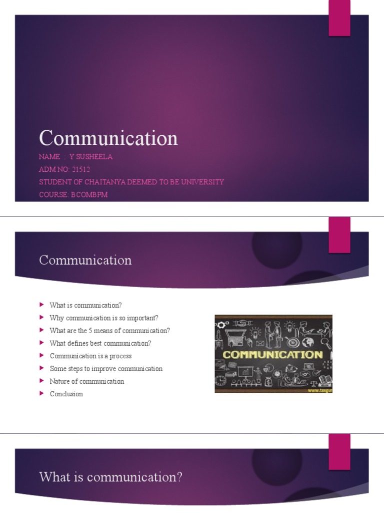 External Presentation | PDF | Communication | Information