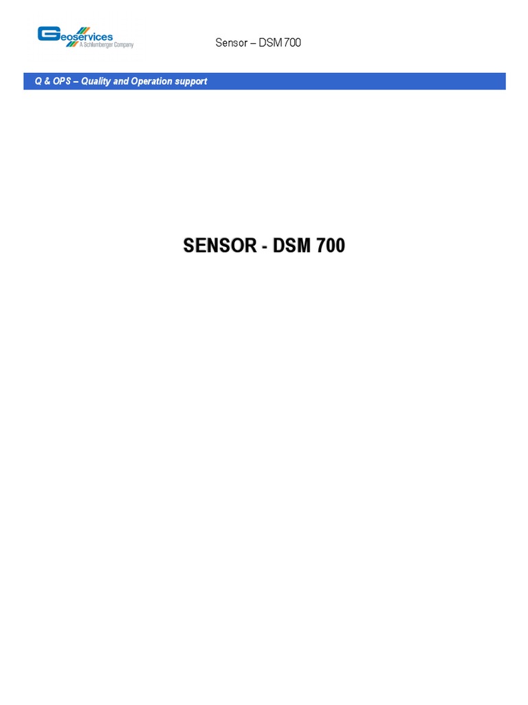 DSM 700 - Installation and Calibration Check Procedure - 5664488 - 01 PDF | PDF | Calibration ...