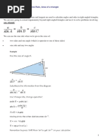 Year 9 Trigonometry Revision Worksheet | PDF