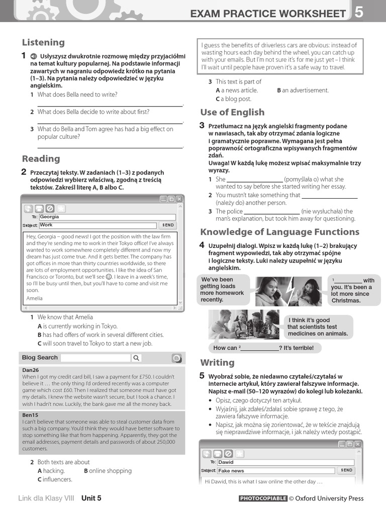 Link L8 Exam Practice5 | PDF