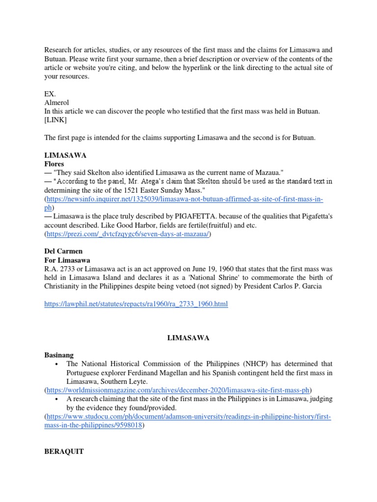 Site of The First Mass | PDF