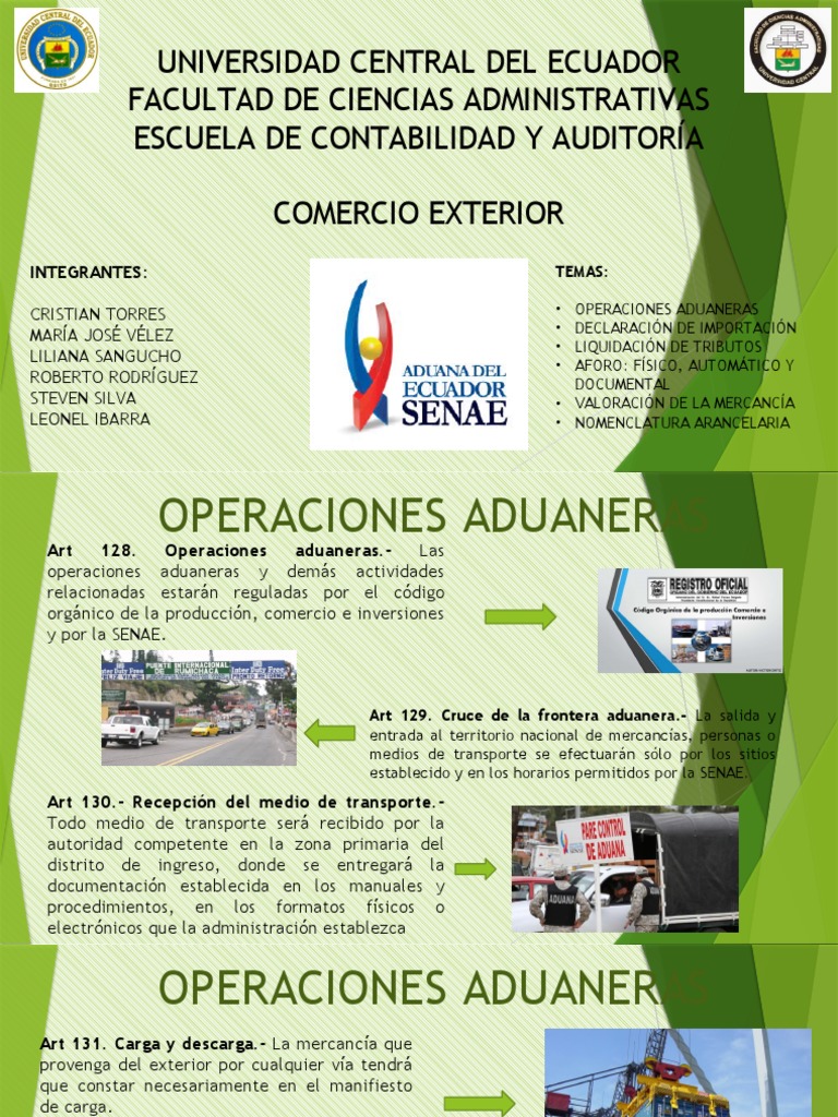 Guía de Operaciones Aduaneras | PDF | aduana | El comercio internacional