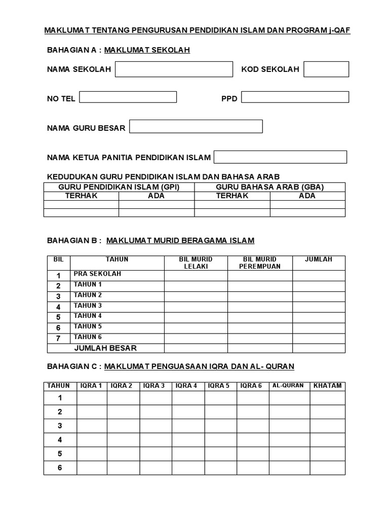 Maklumat Tentang Penguasaan Iqra Dan Al | PDF