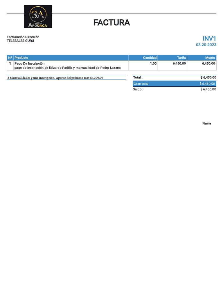 INV INV1 20mar.2023 2249 UR PDF | PDF