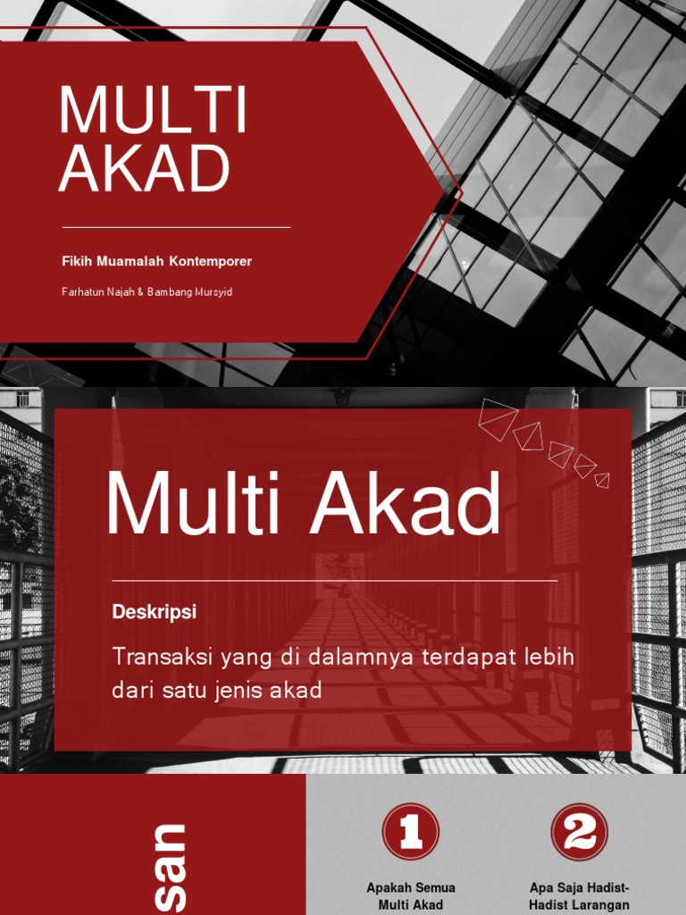 Hukum Multi Akad dalam Fikih Muamalah | PDF