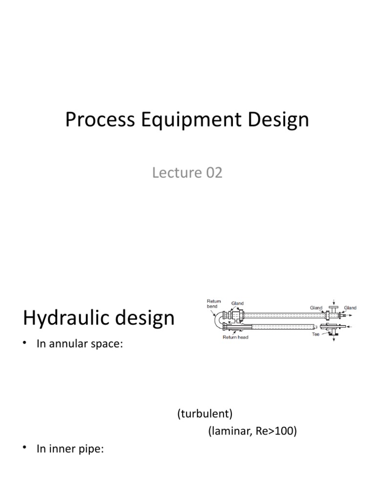 Process Equipment Design-02 | PDF | Turbulence | Heat Transfer