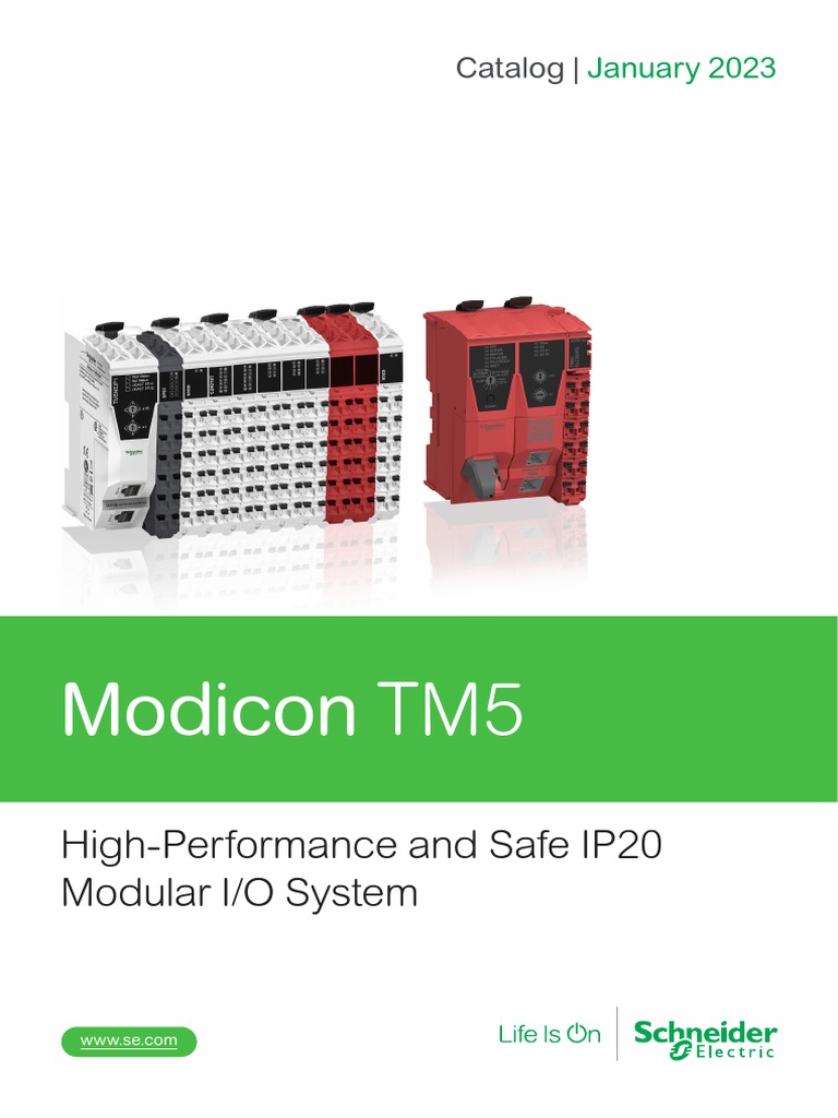 Catalog Modicon TM5 - High Performuance and Safe IP20 Modular IO System ...