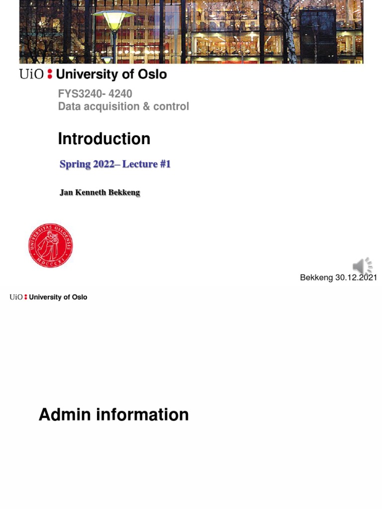 l1 - Introduction - v22 | PDF | Inertial Navigation System | Computer Hardware