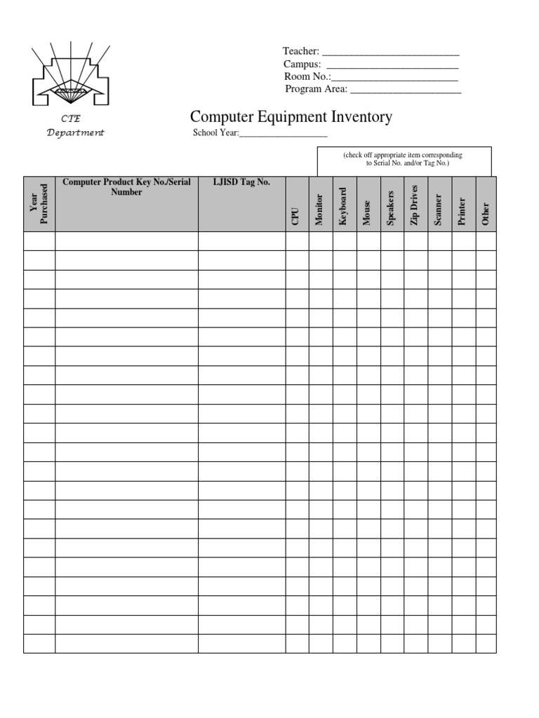 Computer Equipment Inventory List | PDF