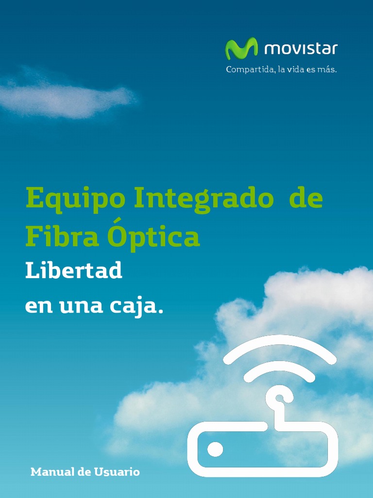 Guía de Instalación Fibra Óptica Movistar | PDF | Dirección IP | Wifi