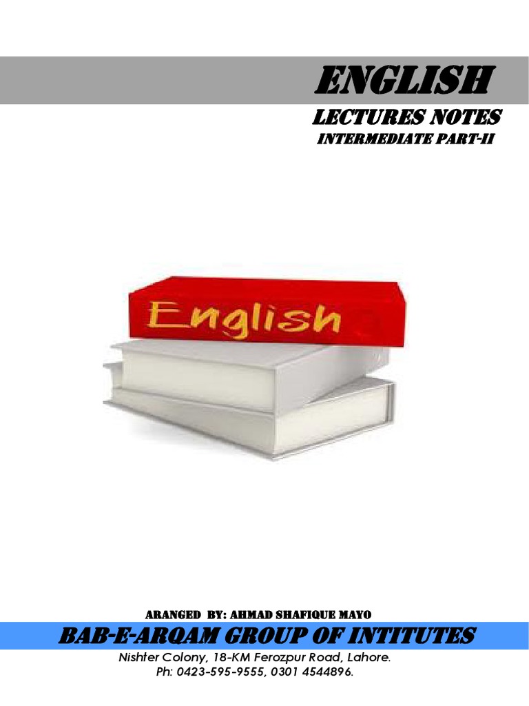 English Inter 2 Shafique | PDF | Sanitation | Stars