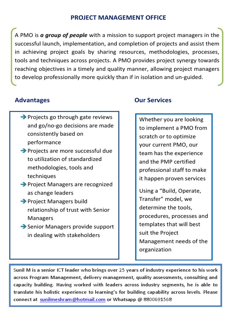 PMO Services | PDF | Business