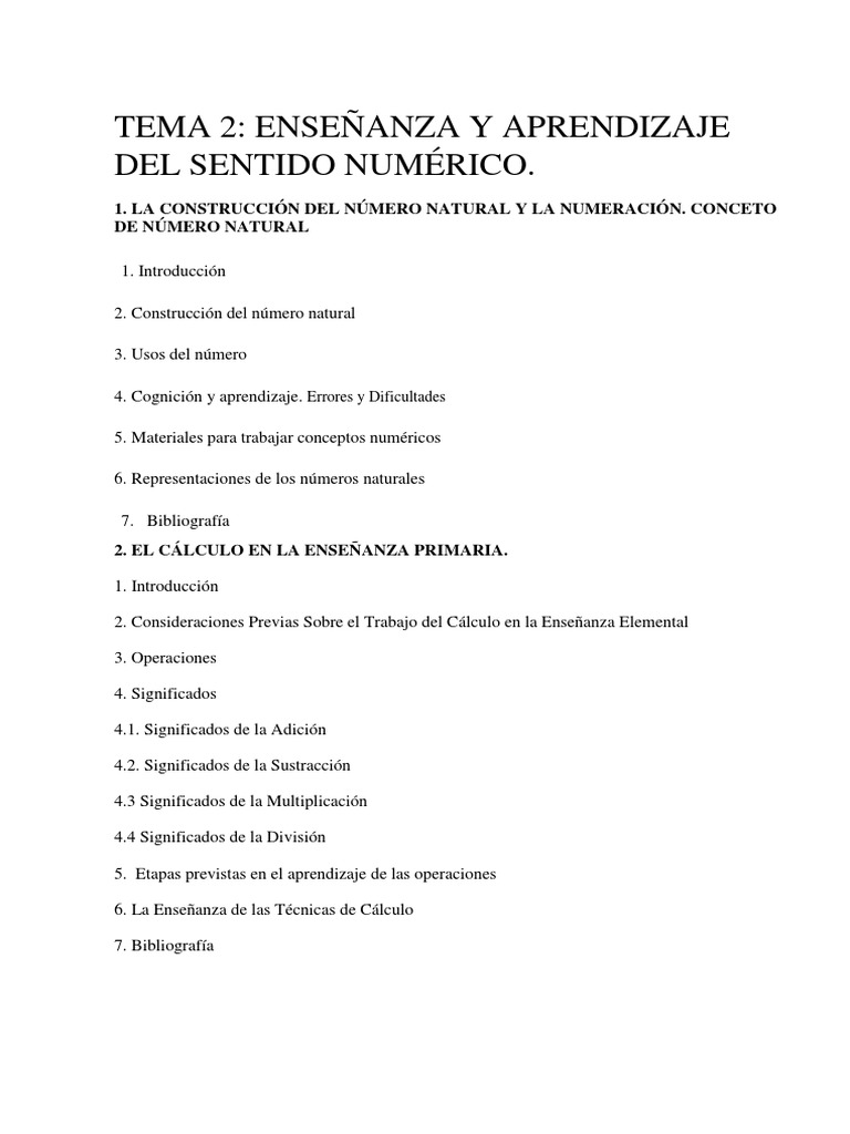 Tema 2.sentido Numerico - Ec | PDF | Axioma | Conjunto (Matemáticas)