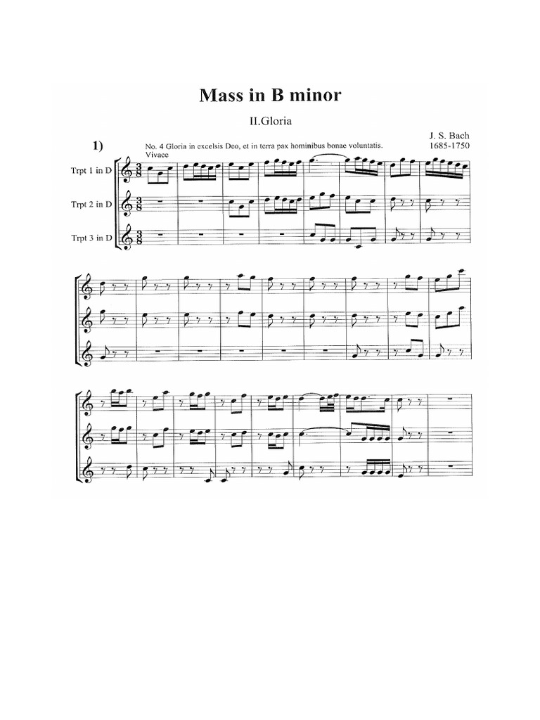 BACH Misa en Si Menor | PDF BACH Misa en Si Menor | PDF