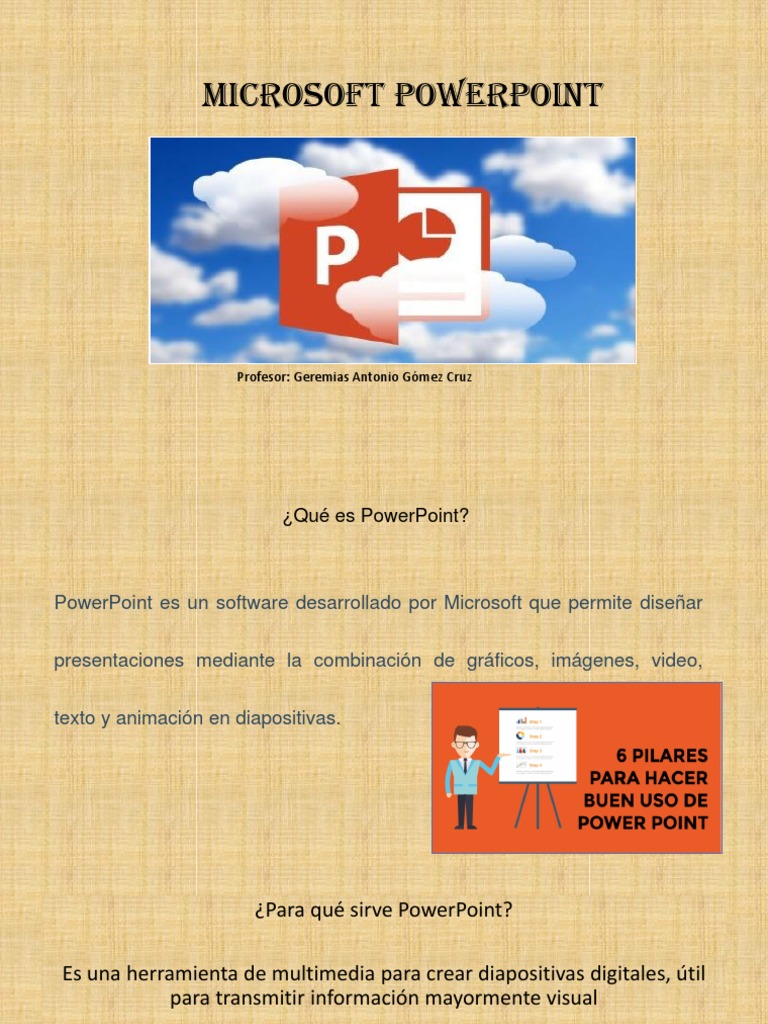 Powerpoint Tarea Tercer Ciclo PDF | PDF