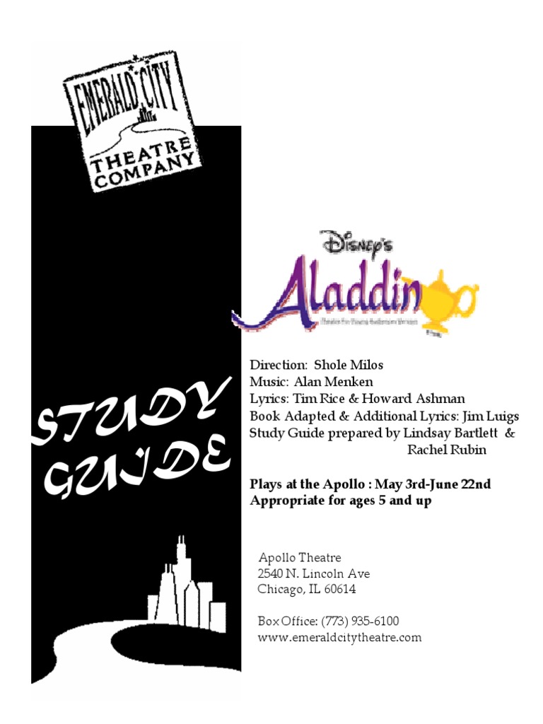 Aladdin Study Guide | PDF