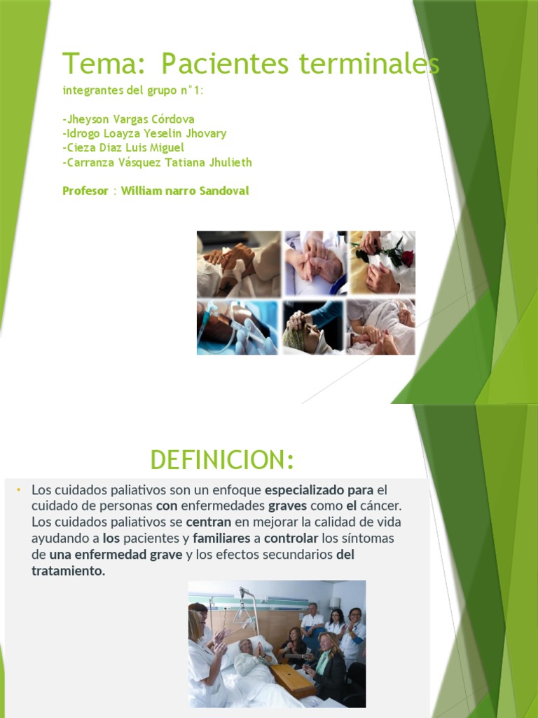 Cuidados Paliativos en Pacientes Terminales | PDF