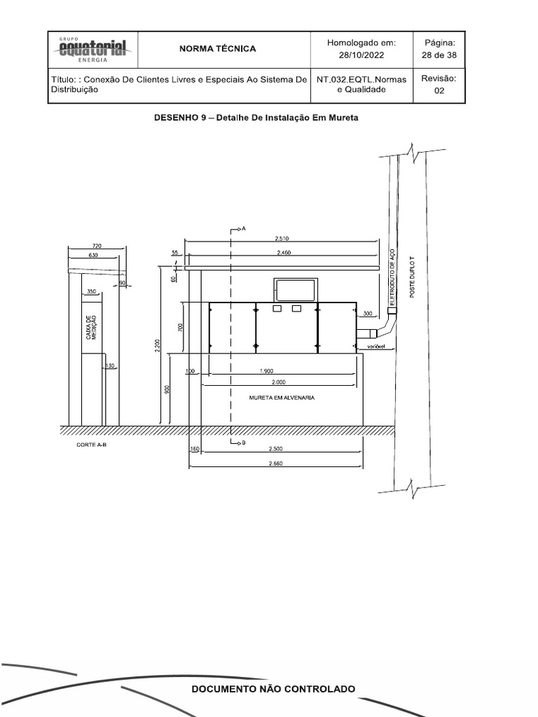Mureta Desenho 09, Padrão ACL NT.032 EQTL | PDF