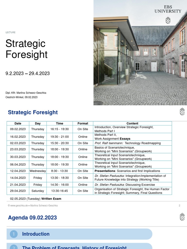 Strategic Foresight 01 - Final PDF | PDF