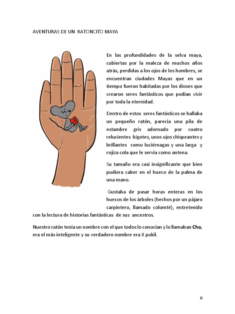 Historia de Un Ratoncito Maya Actualizado PDF | PDF | Península de Yucatán