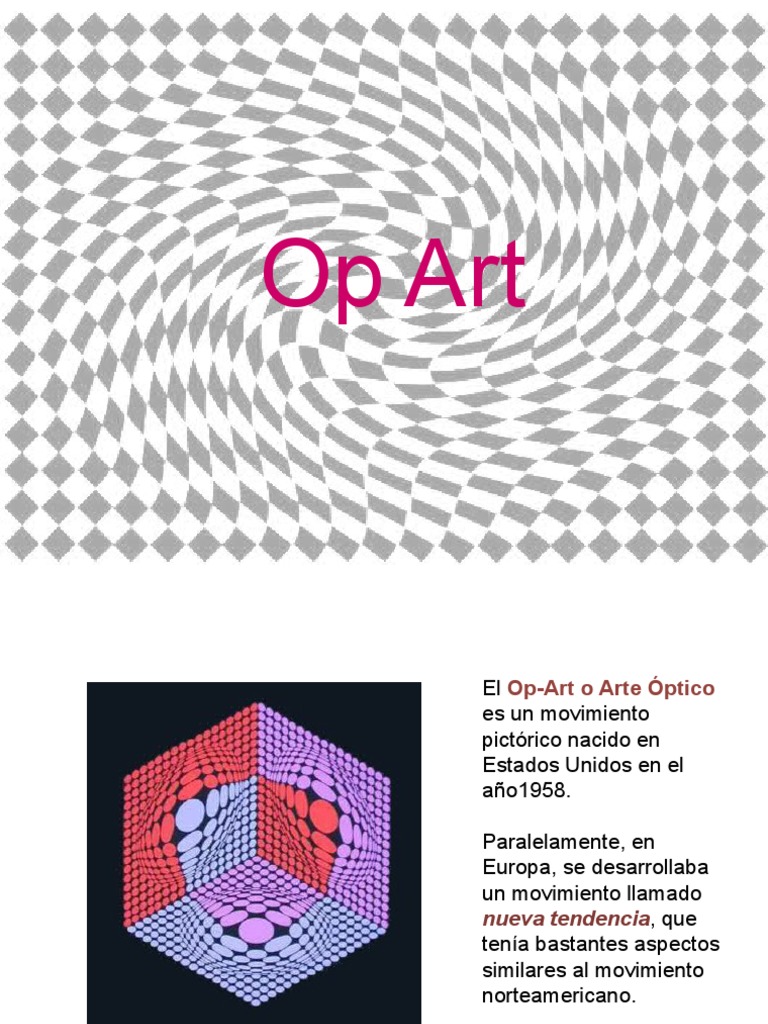 Op Art | PDF | Movimientos de arte | Arte Moderno
