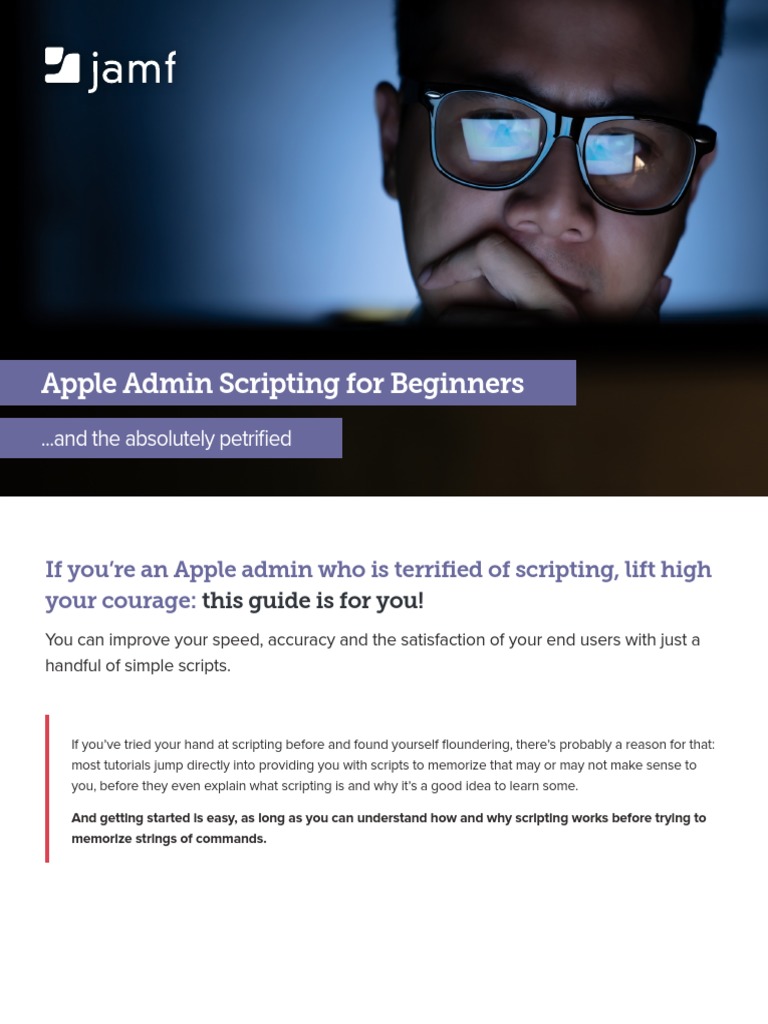 Apple Admin Scripting For Beginners | PDF | Finder (Software) | Computer File